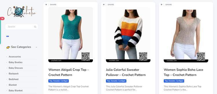 Free and Premium Crochet Patterns for All Skill Levels